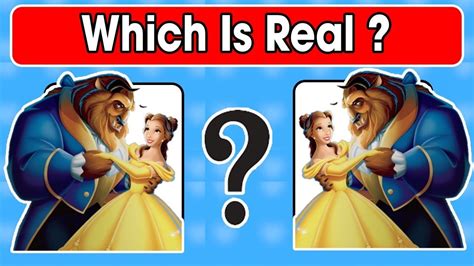 Guess The Real Disney Character Quiz Great Quiz YouTube