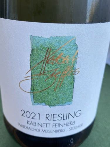 Herbert Steffes Waldracher Meisenberg Steillage Riesling Kabinett