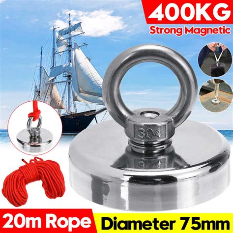 400KG Super Strong Magnet Pot Fishing Magnets Salv Grandado