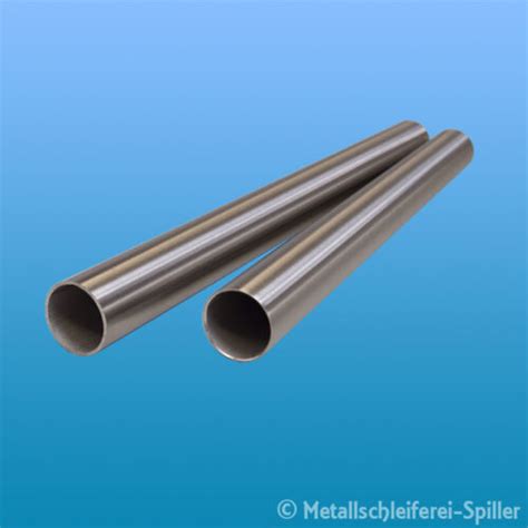 V2A Edelstahl Rundrohr K240 geschliffen oder K320 Längen bis 3000 Ø 12