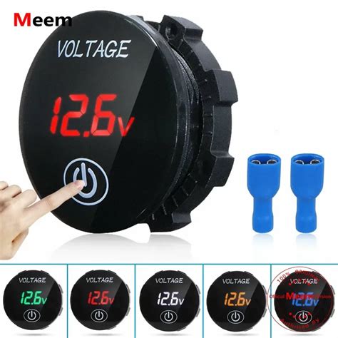 Voltm Tre Affichage Num Rique LED Panneau Rond Compteur De Tension