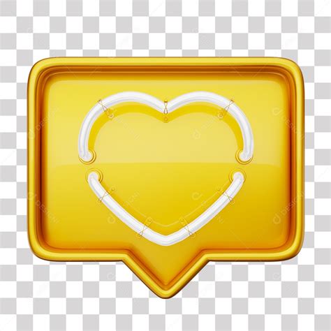 Emoji De Curtida Amarelo Cora O Branco De Led Elemento D Para