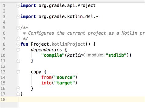 Intellij Idea Kotlin Dsl Plugin Does Not Configure Action Receiver In