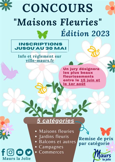 Concours De Maisons Fleuries Ville De Maurs