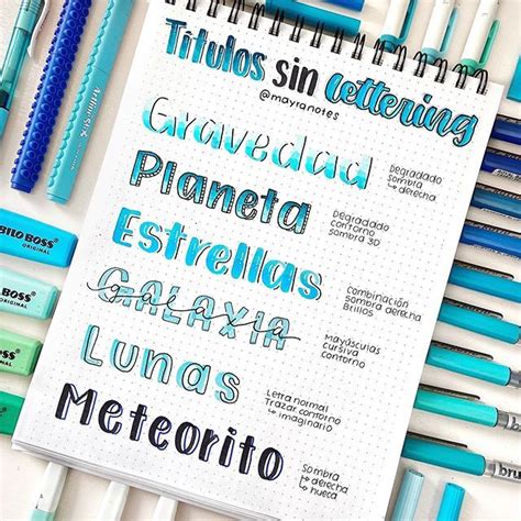𝗠𝗮𝘆𝗿𝗮 𝗡𝗼𝘁𝗲𝘀 en Instagram 𝚃𝙸𝚃𝚄𝙻𝙾𝚂 𝚂𝙸𝙽 𝙻𝙴𝚃𝚃𝙴𝚁𝙸𝙽𝙶 V Libreta de