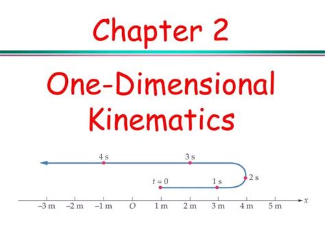ppt chapter 2 one dimensional kinematics powerpoint presentation free download id 835747