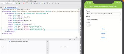 hot reload for xamarin forms comes to rider the tools blog