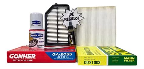 Kit Afinación Honda City 1 5 2015 2021 C Filtro De Cabina Envío gratis
