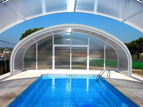 Cubierta Telescópica Alta para Piscinas Modelo Milos Tecnyvan Fabricante