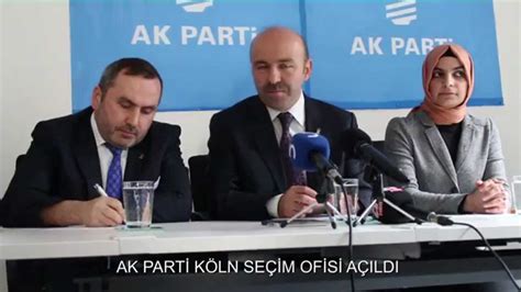 AK Parti Avrupa Seçim Ofisi Köln de Açıldı YouTube
