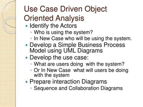 ppt object oriented analysis process powerpoint presentation free download id 866424