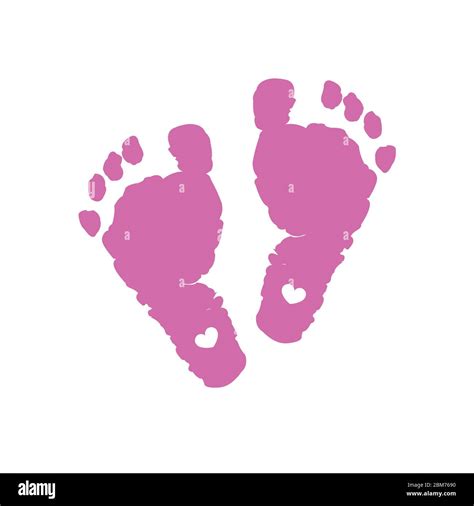Huellas de pies para bebés Niña Estampado de pies para bebé con