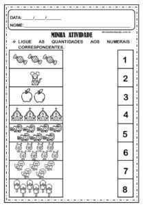 Atividades Para Trabalhar Numerais E Quantidades Atividades Da Poly