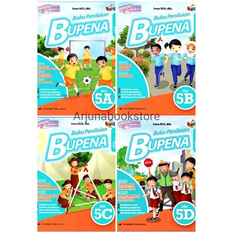 Jual BUKU BUPENA 5A 5B 5C 5D Kelas 5 SD Penerbit Erlangga Shopee