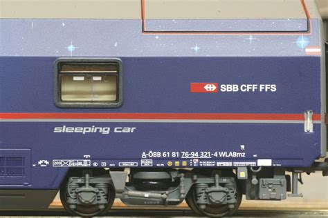 LS 47069 Set WLABmz WLBmz NightJet Ep VI Reisezugwagen Eu