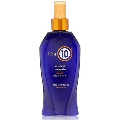 Amazon It S A 10 Miracle Leave In Plus Keratin Spray 10 Oz Pack