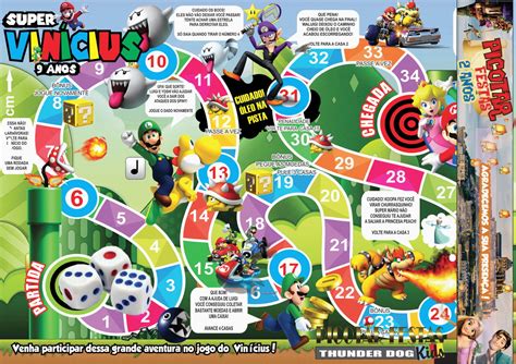 Jogo de Tabuleiro Mario Dado Plástico 12mm Elo7
