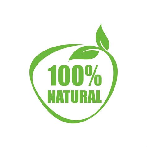 Premium Vector 100 Percent Natural Label Sticker Badge Vector 100