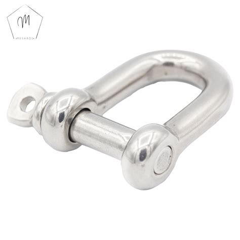 Schäkel D 4 bis D 25 kurz ähnl DIN 82101 Edelstahl A4