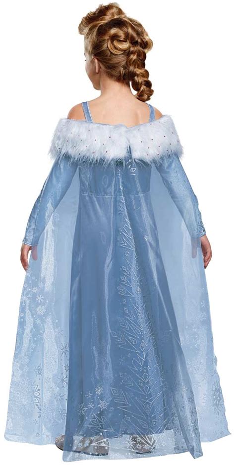 Elsa Frozen Adventure Dress Deluxe Costume