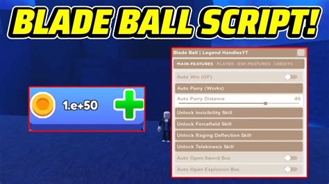 Blade Ball Script GUI Hack AUTO WIN AUTOFARM INFINITE COINS AND