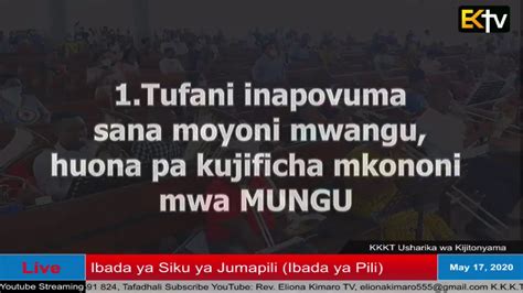 KKKT USHARIKA WA KIJITONYAMA IBADA YA SIKU YA JUMAPILI Ibada Ya Pili