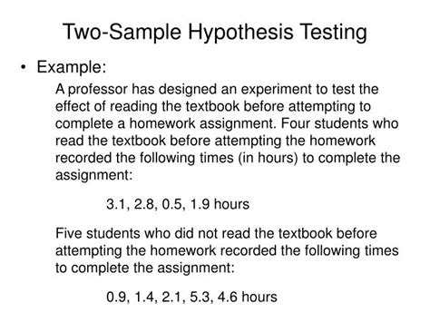 ppt two sample hypothesis testing powerpoint presentation free download id 6793137