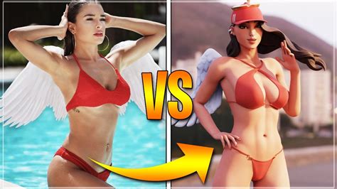 Top Fortnite Thicc Skins In Real Life Similarity Youtube
