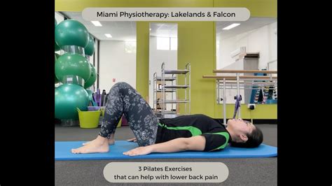 Quick Pilates Exercises For Lower Back Pain Youtube