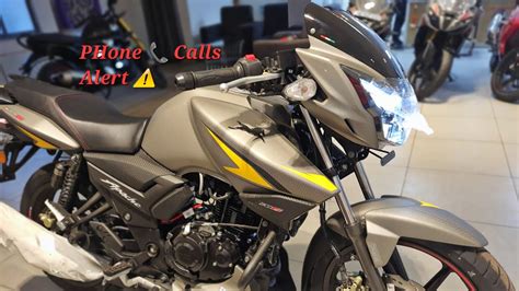 Finally 2023 TVS Apache RTR 160 2V BLUETOOTH Grey Colour TOP MODEL