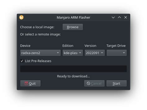 ARM Testing Update 2022 10 11 Signal Manjaro ARM Flasher And