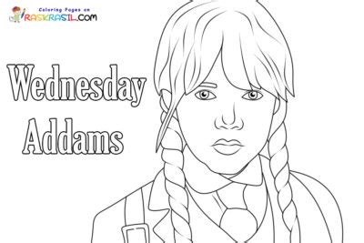 Wednesday Addams Kleurplaten Afbeeldingen Om In Te Kleuren