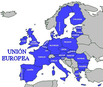 Sociales Los 27 países de la unión Europea
