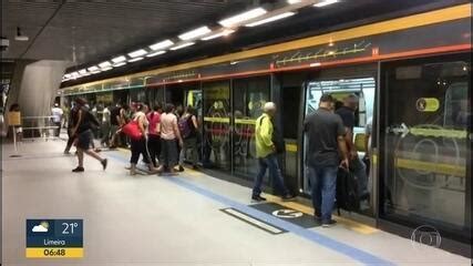Falha interrompe circulação dos trens em trecho da linha 4 do Metrô