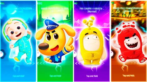 Cocomelon Sheriff Labrador Oddbods Slick Oddbods Fuse Who Is