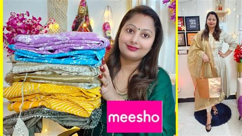 Meesho Kurti Kurta Set Haul Starting Rs 362 Meesho Anarkali Kurti