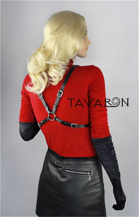 Leather Harness Bdsm Harness Bdsm Bra Leather Top Fetish Etsy