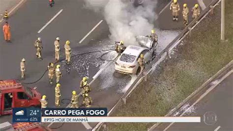 Carro Pega Fogo Na EPTG DF1 G1
