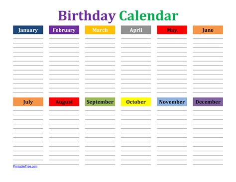 January 2025 Birthday Calendar Hindi Fancie Kiersten