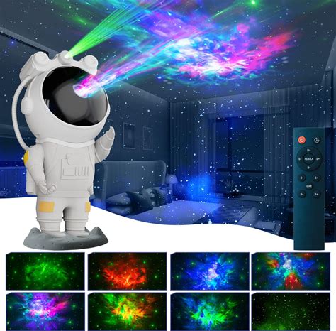 Astronaut Galaxy Projector Romwish Space Light Projector With Nebula