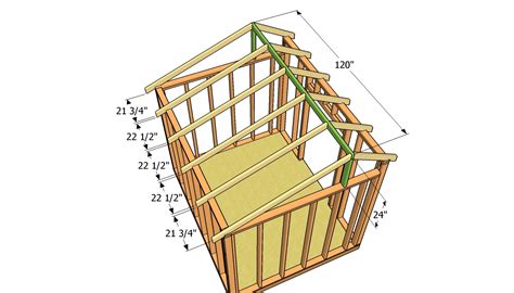 Saltbox Shed Plans MyOutdoorPlans