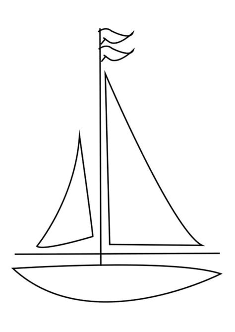 Disegno Da Colorare Barca A Vela Disegni Da Colorare E Stampare