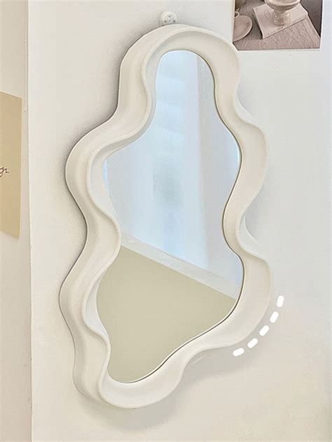 1 pièce Mural Irrégulier Miroir De Courtoisie Avec En Forme De Nuage