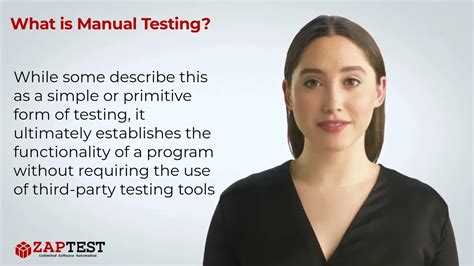 what is manual testing zaptest
