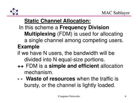 PPT COMPUTER NETWORKS Data Link Layer The Medium Access Control