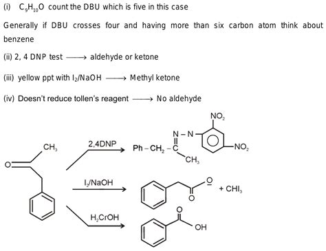An Organic Compound A Having Molecular Formula C9H10O Forms Orange