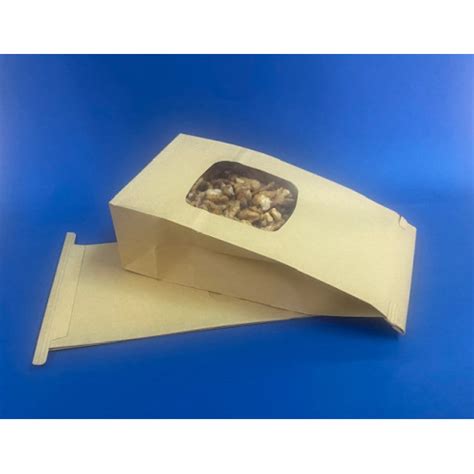 Bolsa Kraft Con Ventana S Frutaplas Papel Y Carton