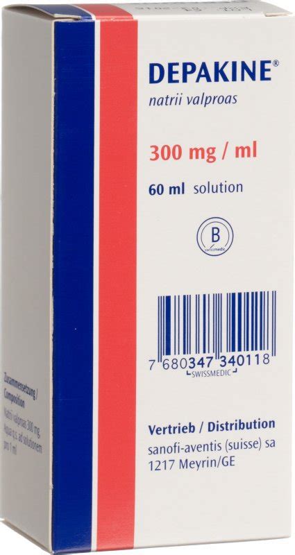 Depakine Lösung 300mg ml 60ml in der Adler Apotheke