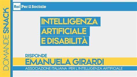 Come può lIntelligenza Artificiale aiutare le persone con disabilità