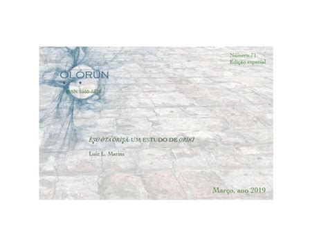 PDF WordPress Em 1990 foi lançado no Brasil o livro Exu o